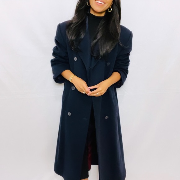 Jones New York | Jackets & Coats | Jones New York Navy Blue 0 Wool ...